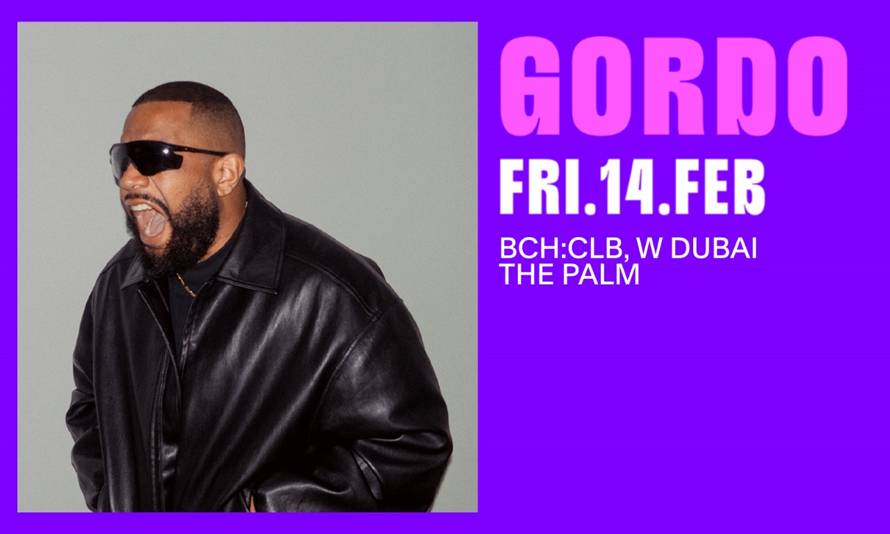 Experience DJ Gordo's energetic beats live at BCH:CLB this Friday!